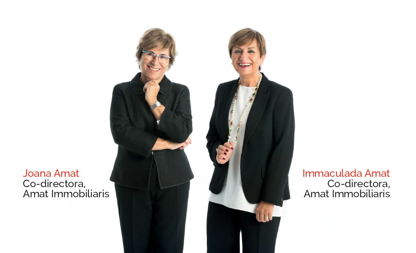 Immaculada and Joana Amat, Personality Award by CECOT | Amat Immobiliaris